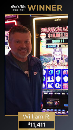 Hall of Winners | Sac And Fox Casino