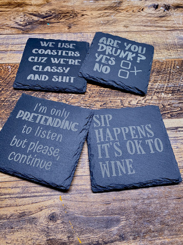 Slate Coasters, Set of 4 | Jetty’s