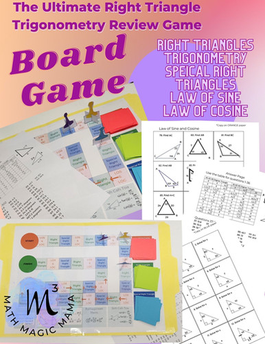 The Ultimate Right Triangle Board Game | Math Magic Mama