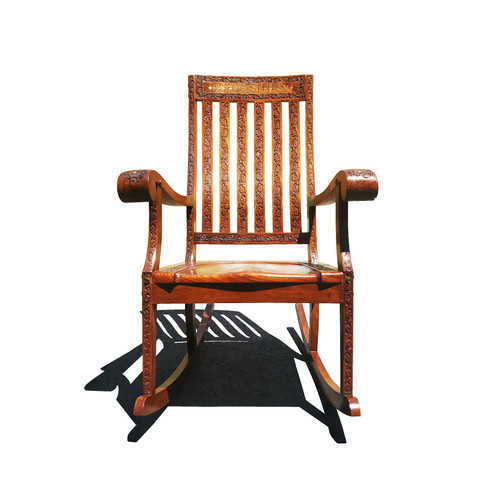 An Anglo-indian - British colonial rocking Chair - rocker | bagatelle