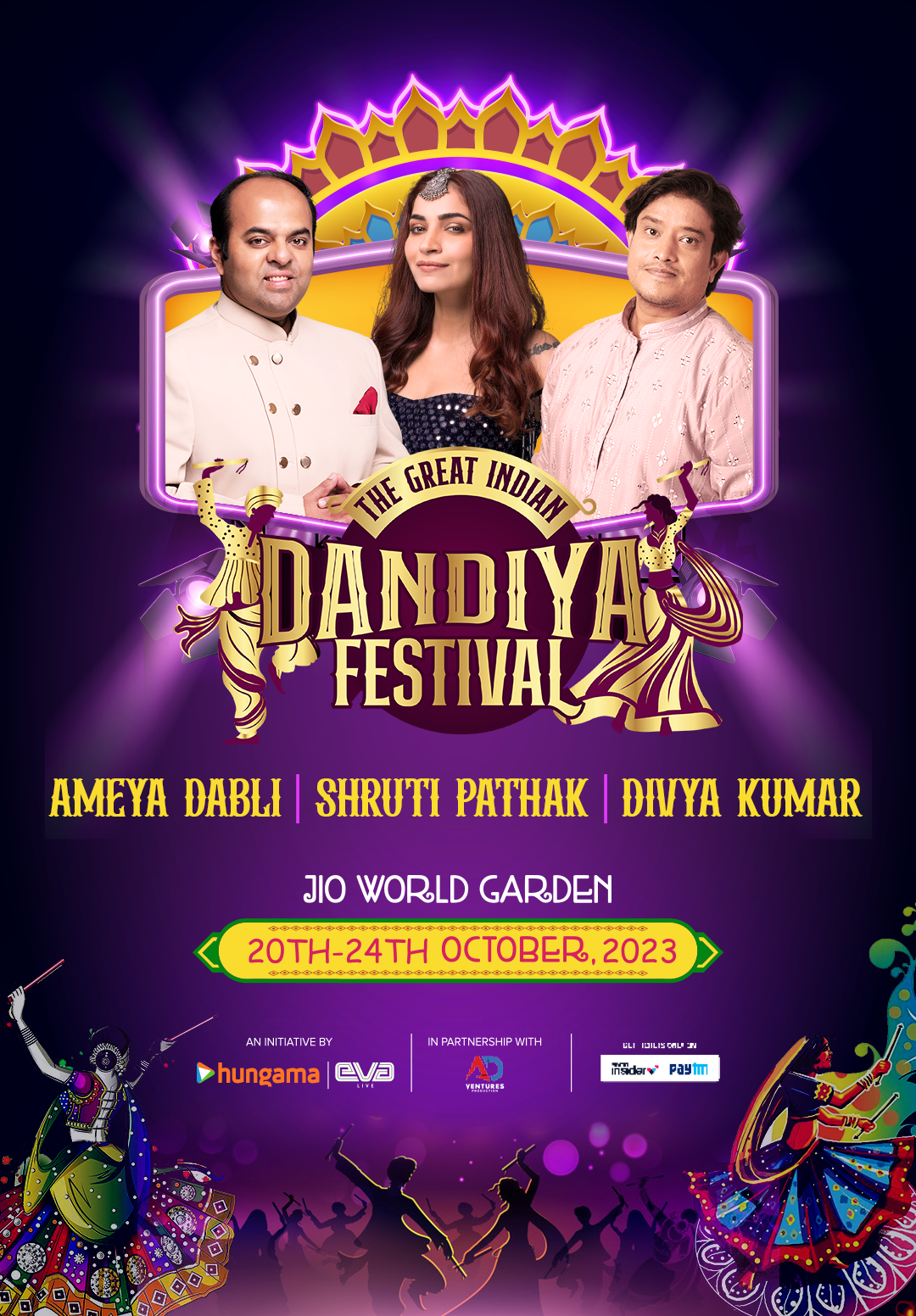 Food Court at The Great Indian Dandiya Festival, Jio Gardens | Gourmet ...