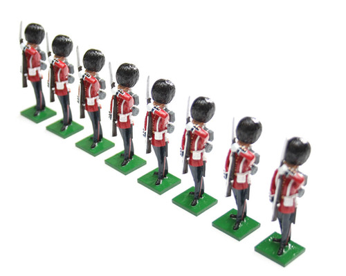 Set 7 - Scots Guards, in Slade Wallace dress, rifle at present ...