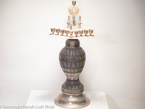 Old Fes ceramic Sephardic Hanukkah | Handi Craft Mahal