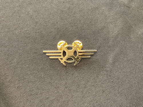 Brass LEDA UAS Pilot Service Pin | LEDA
