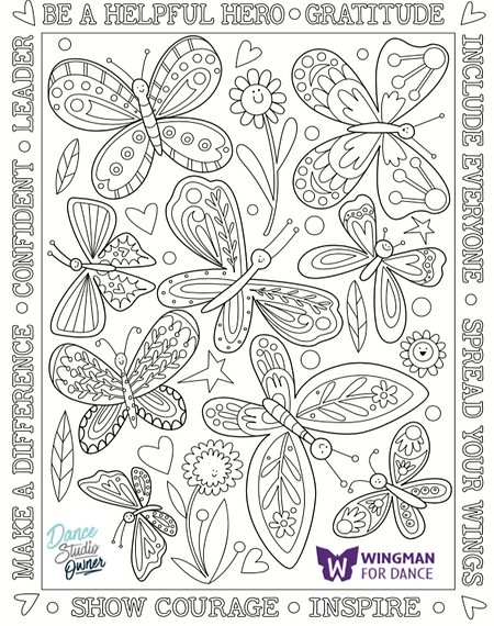 dance academy coloring pages