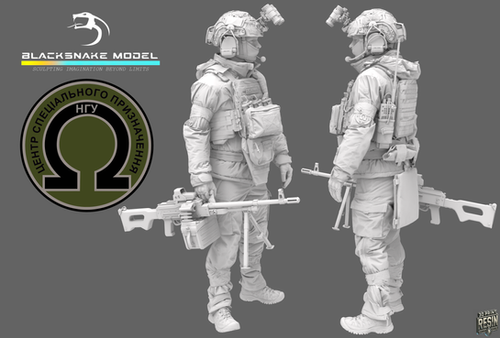Ukrainian Omega Special Forces Operator Gunner | Blacksnakemodel