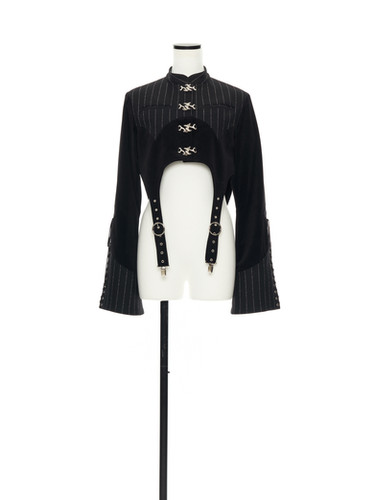 TANRAN short jacket Black | sui
