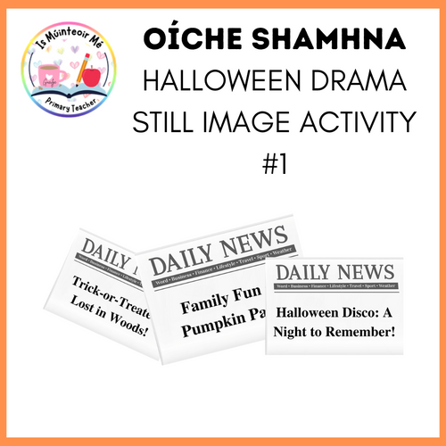 Halloween Drama Activity | Is Múinteoir Mé