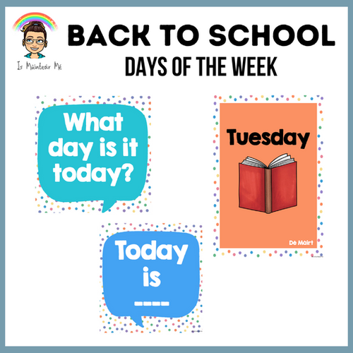 Days of the Week Class Display | Is Múinteoir Mé