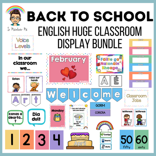 English Display Bundle | Is Múinteoir Mé