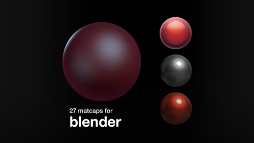 27 Matcaps for Blender | 3D Textures | MST Design Academy
