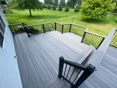 Slate Gray Decking | lovewellfence