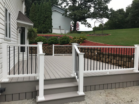 Slate Gray Decking | lovewellfence