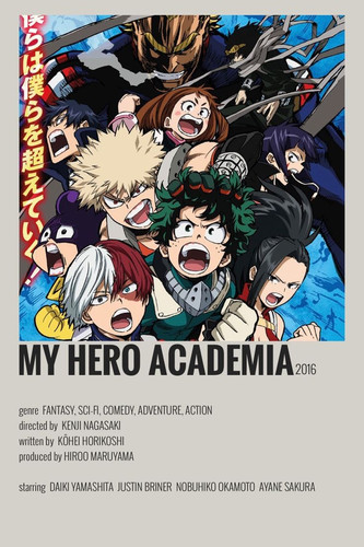 mini poster mha | My Site