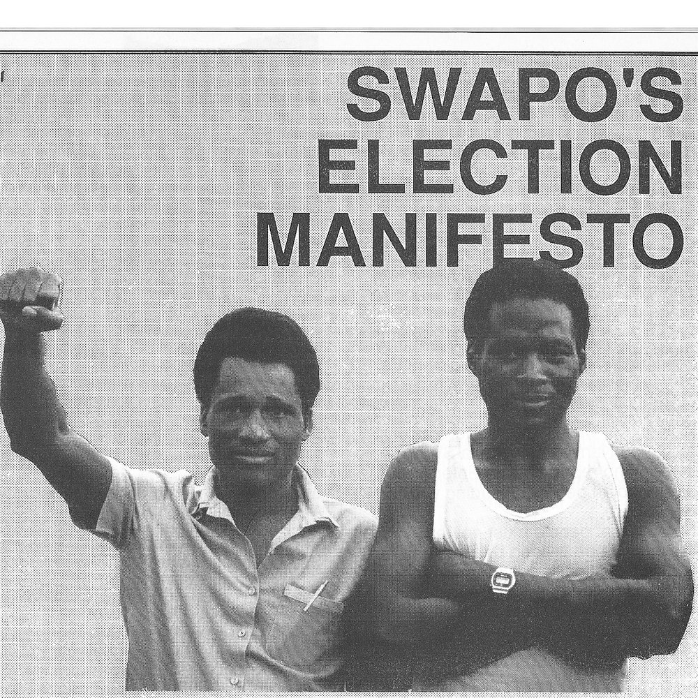 SWAPO’s election manifesto