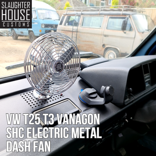 VW T25 T3 Vanagon SHC Electric Metal Dash Fan | SHC CURRENT