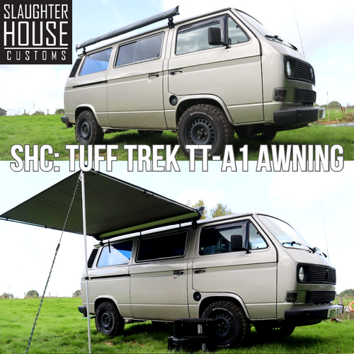 VW T25 T3 Vanagon SHC Tuff-Trek Awning 2.5m x 2m Kit - Black Bag | SHC ...