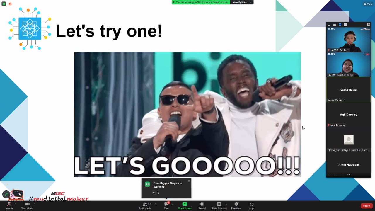 Kelas 'Code Junior With Roblox'