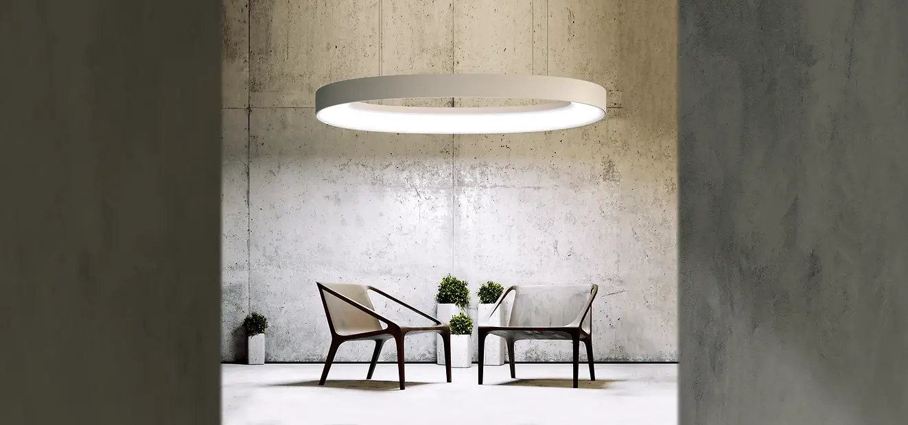 LOOP E | Bespoke luminaire | LUMILOGY