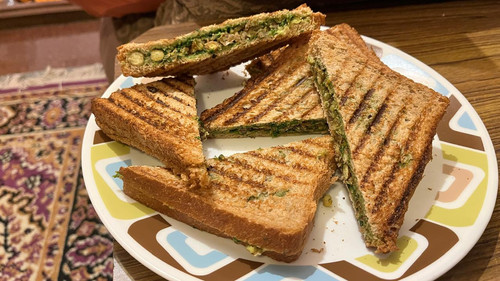 Black Channa Sandwich (Without Onion and Garlic) | Cook With Mantra