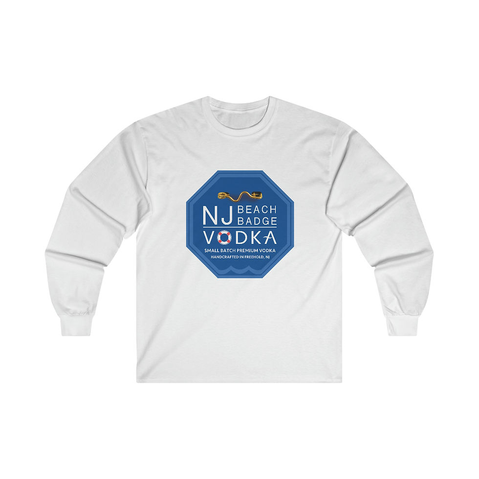 NJ Beach Badge Vodka | Apparel Shop