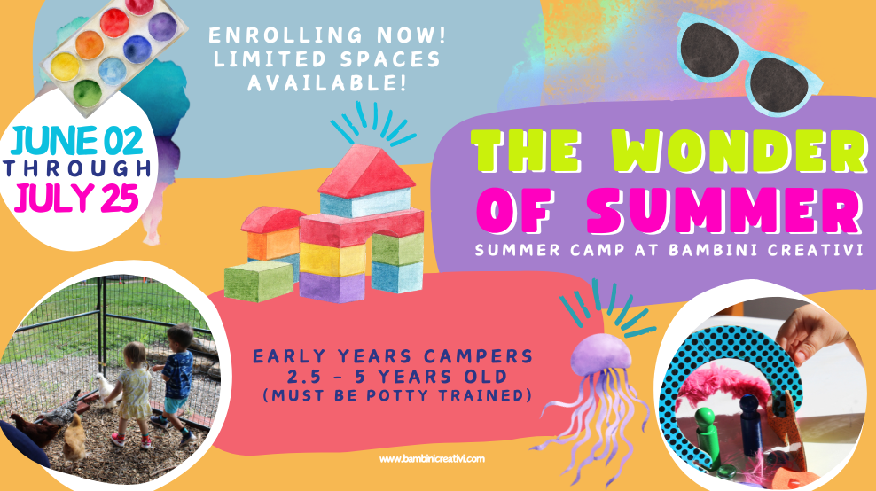 EARLY YEARS SUMMER CAMP 2025 | Bambini Creativi