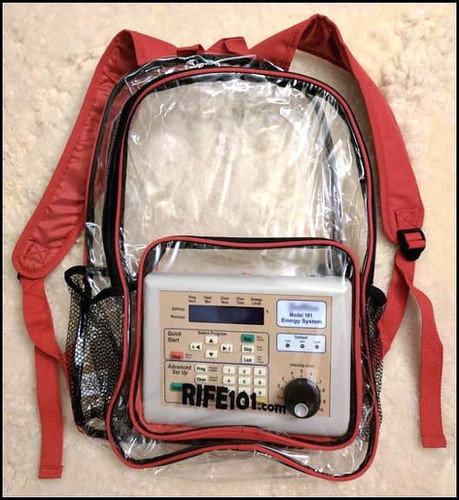 See Thru Backpack - ProWave Model 101 | Urparamount