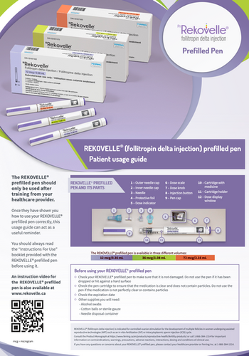 Rekovelle Patient Tear Sheet - English | MGS