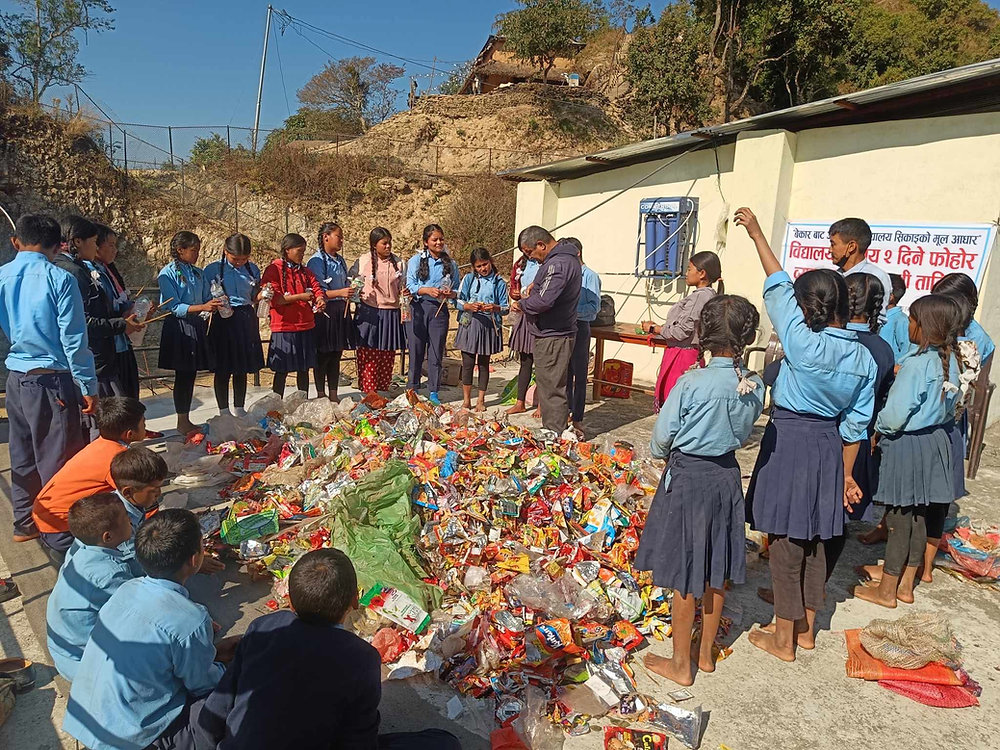 From Waste To Wealth: Students in Nepal Reimagine Trash