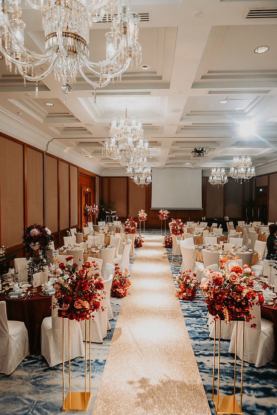 Banquet Aisle Styling | Jcraftyourevents