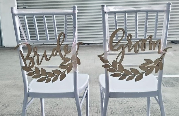 Chair Signage | Jcraftyourevents