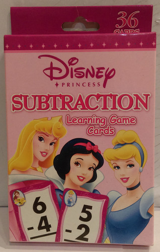 Disney Princess Subtraction Card Set | My Site 2