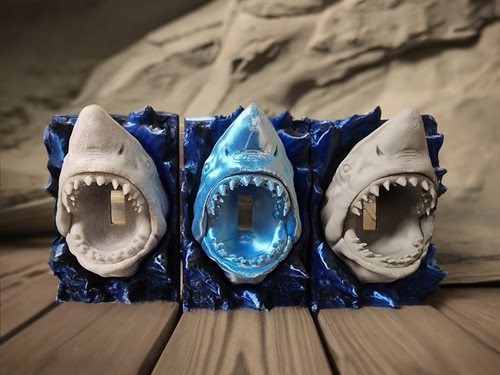 Shark Light Switch Cover | The Gizmo Grotto