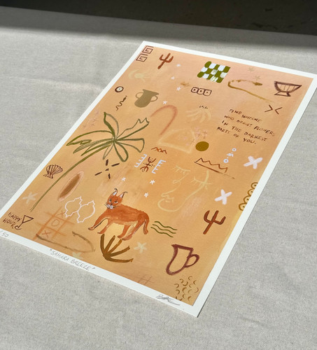 SAHARA BREEZE (limited edition) | Britney Turner Art
