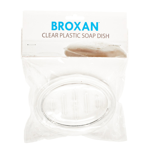 BROXAN Clear Plastic Soap Dish | blueoco