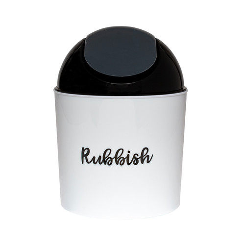 KOLORAE Mini Waste Can Cursive Rubbish | blueoco