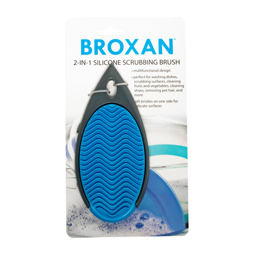 BROXAN 2 In 1 Silicone Scrubbing Brush | blueoco