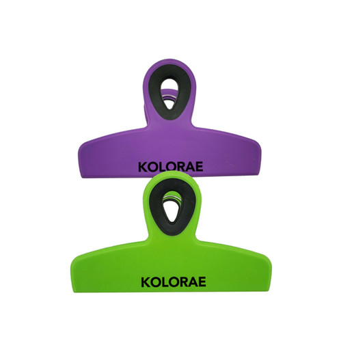 KOLORAE Soft Grip Bag Clips - 2 Count - Assorted | blueoco