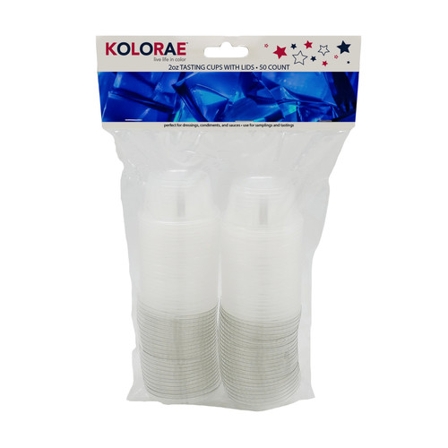 KOLORAE Americana 2oz Tasting Cups 50 Count | blueoco