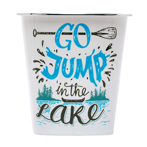 KOLORAE Waste Can Jump In The Lake | blueoco