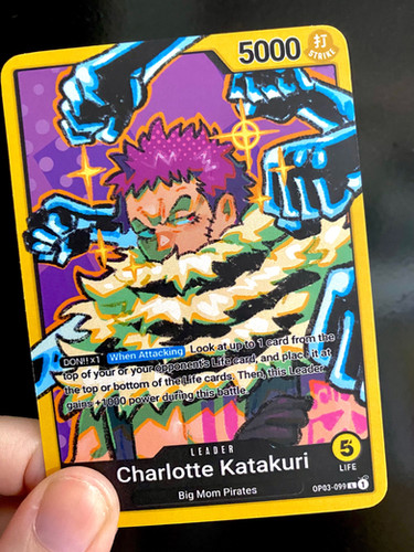 Katakuri LEADER card customizado - ONE PIECE CARD | PumpcatStore