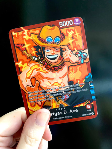Ace LEADER card customizado - ONE PIECE CARD | PumpcatStore