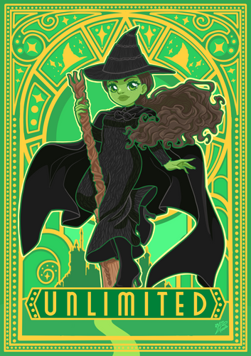 Print Metalizado Wicked - Elphaba | PumpcatStore