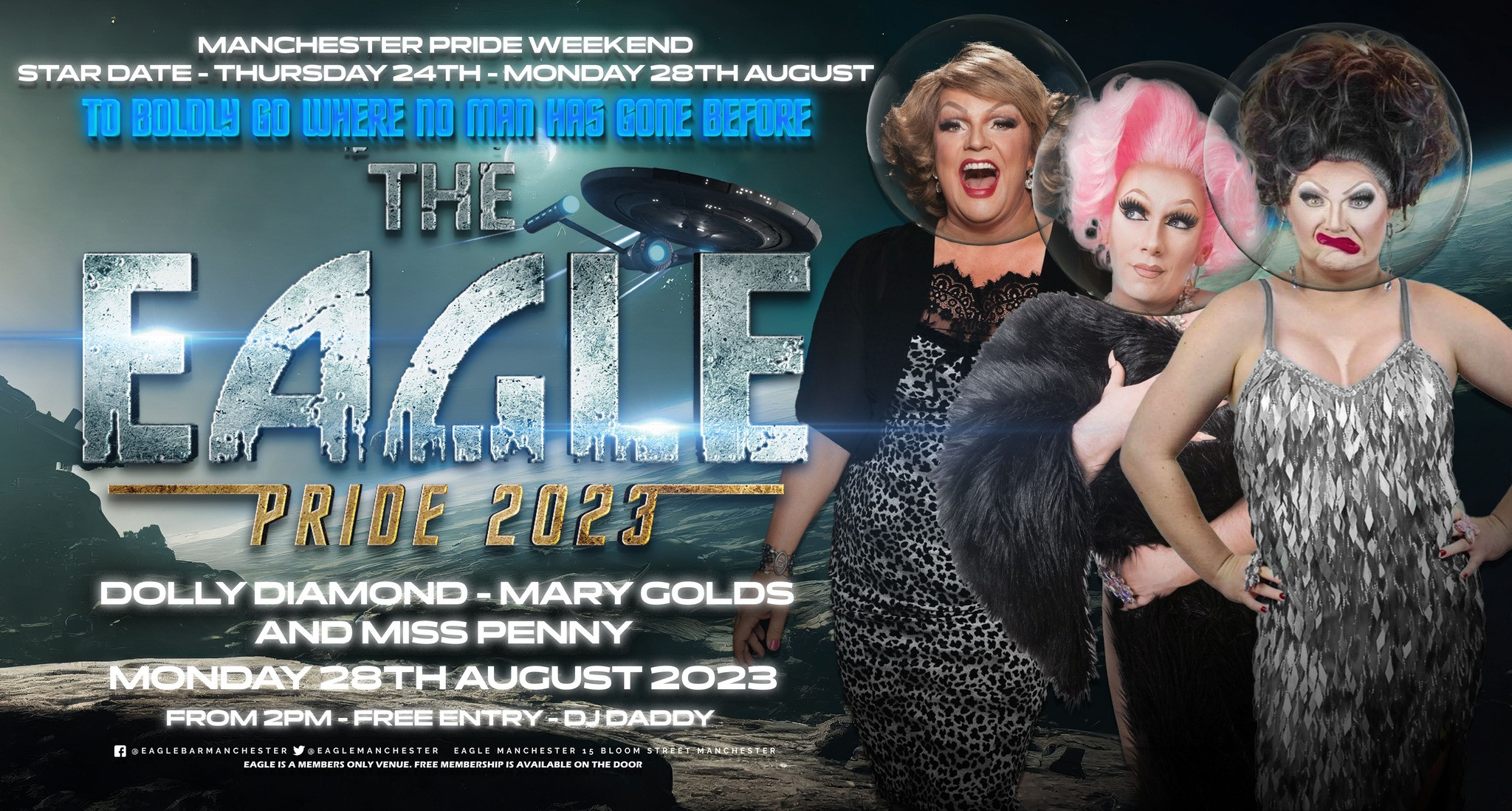Manchester Pride - Monday Mission: Starship Eagle Stage | Eagle Manchester
