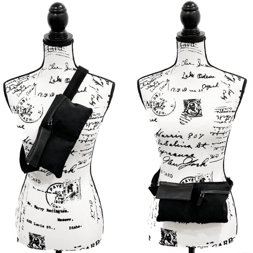 Gucci Black GG Canvas Bumbag/Waist/Chest Bag | Just Buy The Bag