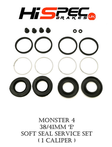 Monster 4 38/41mm "E" Soft Seal Service Set (1 Caliper) | Mysite