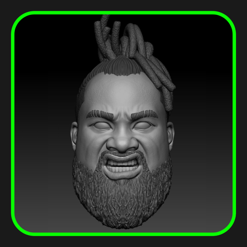 SAMOAN ENFORCER UP HAIR UCE | Headeration