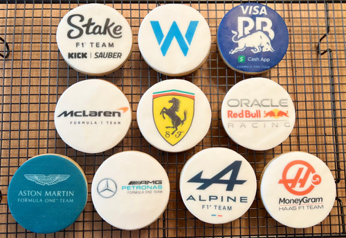 F1 2025 teams cookies - 10 pack | My Site