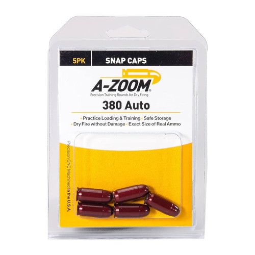 A-ZOOM Snap Caps 380 AUTO (5) | SA SHOOTER