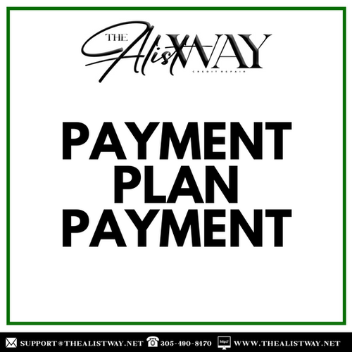 Payment Plan Payment | The Alist Way LLC